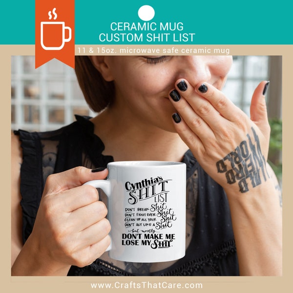 Moms Shit List - Etsy