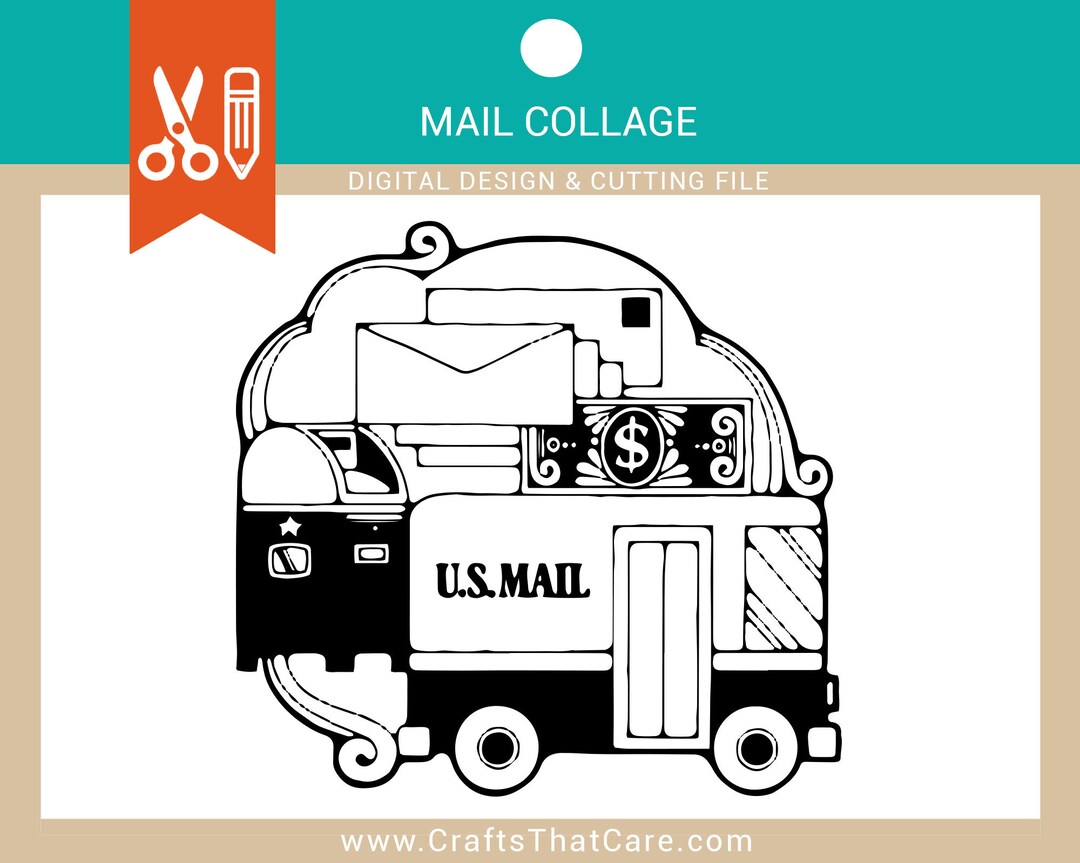 Mail Truck | Envelope | Mail Box | SVG | Digital Download | Cut File ...