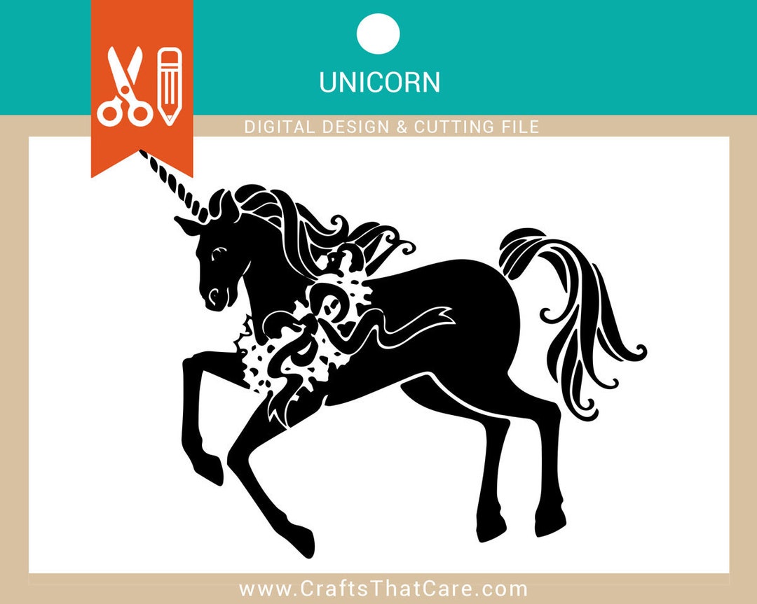Unicorn | SVG Cutting Files | Digital File | Vector | Cricut ...