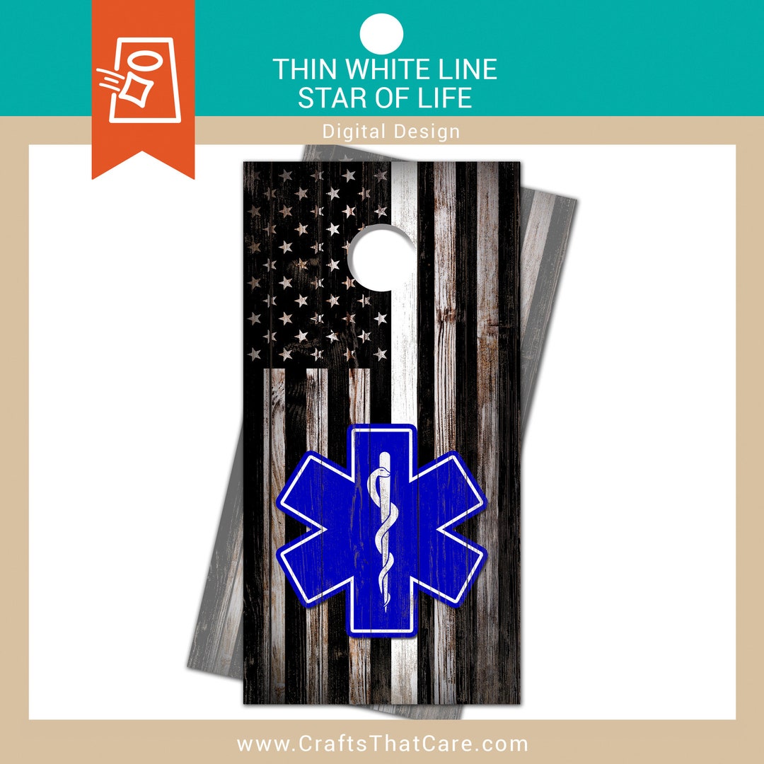 THIN WHITE LINE | Star of Life, Thin White Line Gift, Thin White Line ...