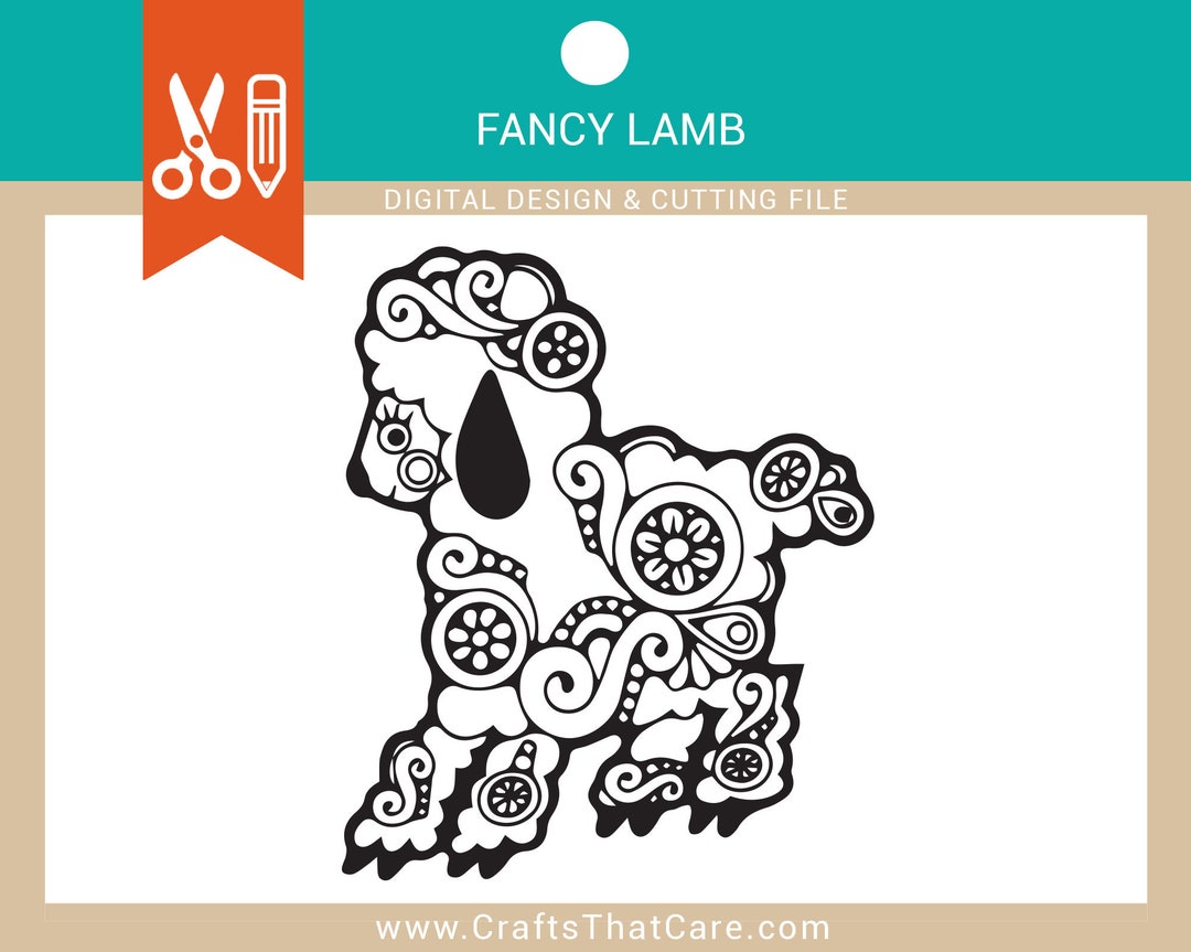 Fancy Lamb SVG PNG Digital Download Cut File Instant Download - Etsy