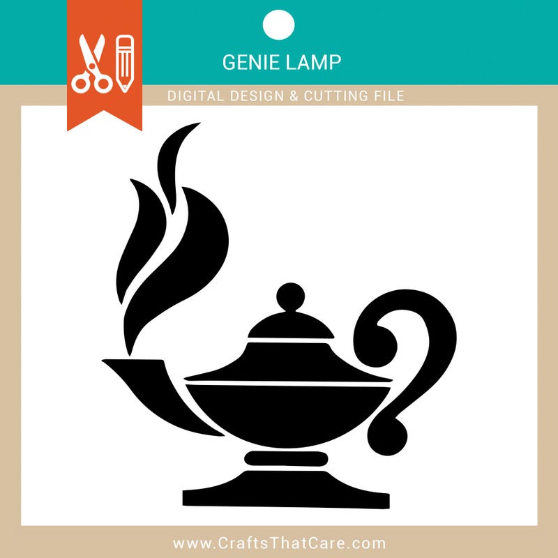 Genie Lamp - Etsy