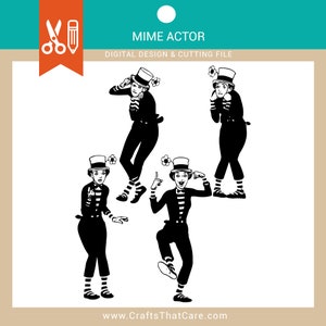 THEATER & MOVIES | Mime, Actor, Mimic, Png, Svg - Etsy