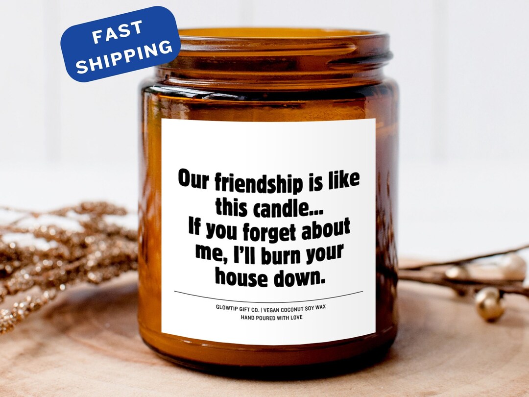 Friendship Candle, Best Friend Gift, Friendship Gift, Friend Gift, Our ...