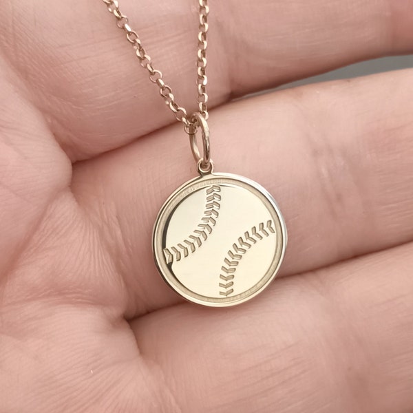Baseball Necklace - Etsy