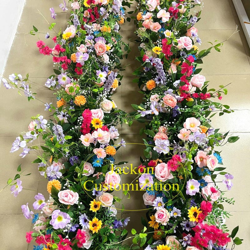 Colorful Flower Garland - Etsy