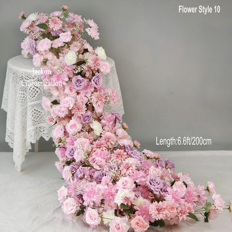 Sunset Orange Yellow Flower Runner, Wedding Reception Table Decor - Etsy UK