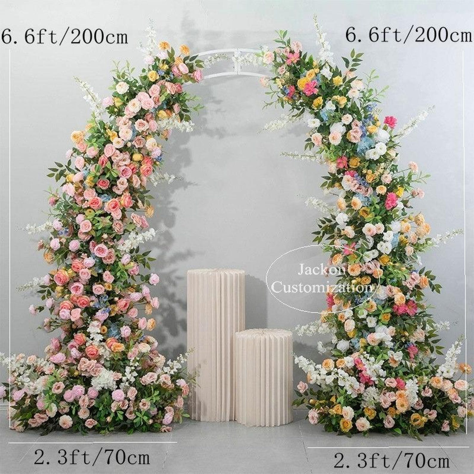 Burnt Orange Flower Arch: Autumn Wedding Floral Garland - Etsy