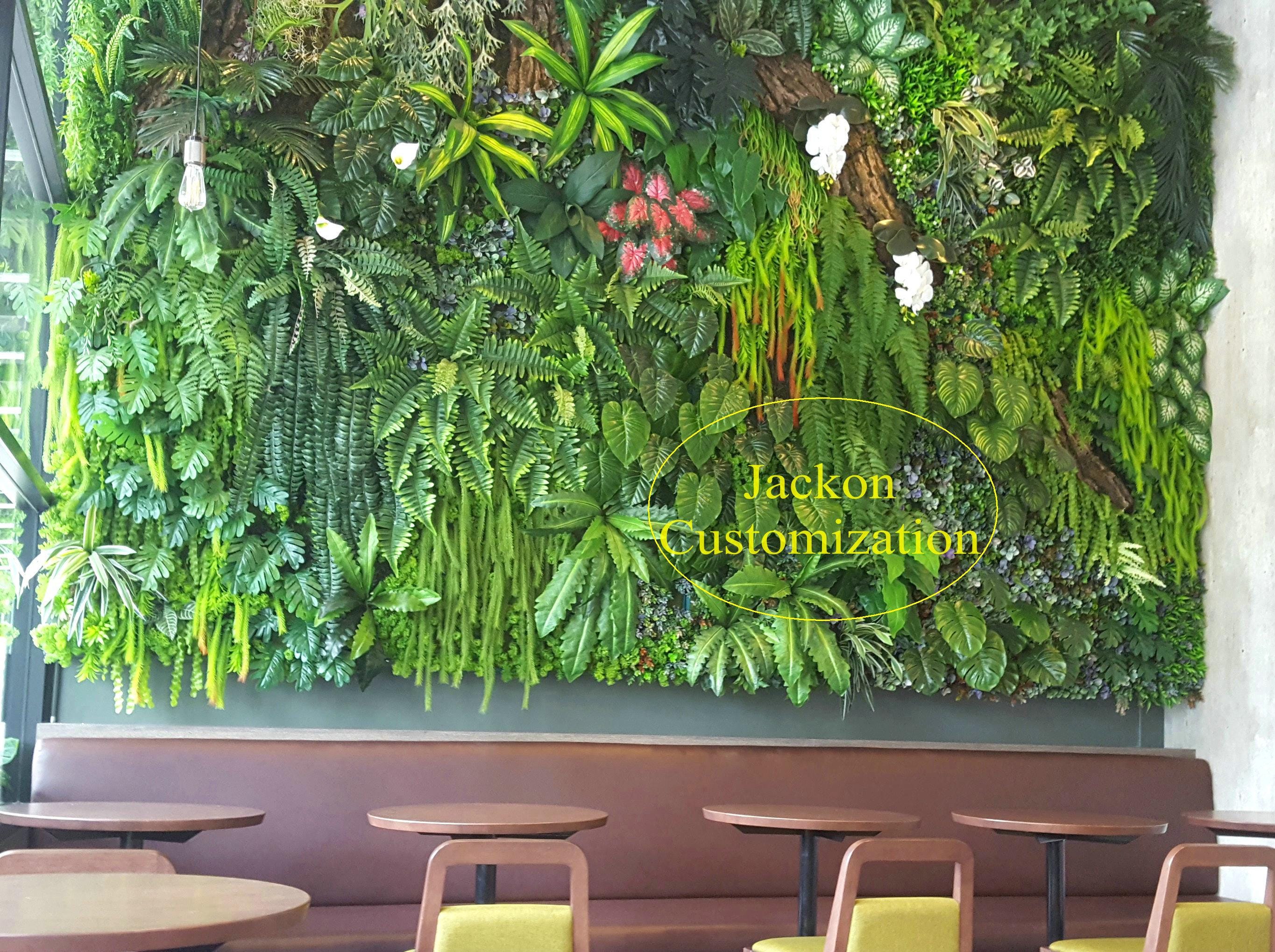Artificial Greenery Ceiling Panels | Customizable Hanging Foliage ...