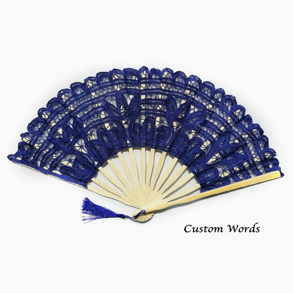 Blue Fan - Etsy