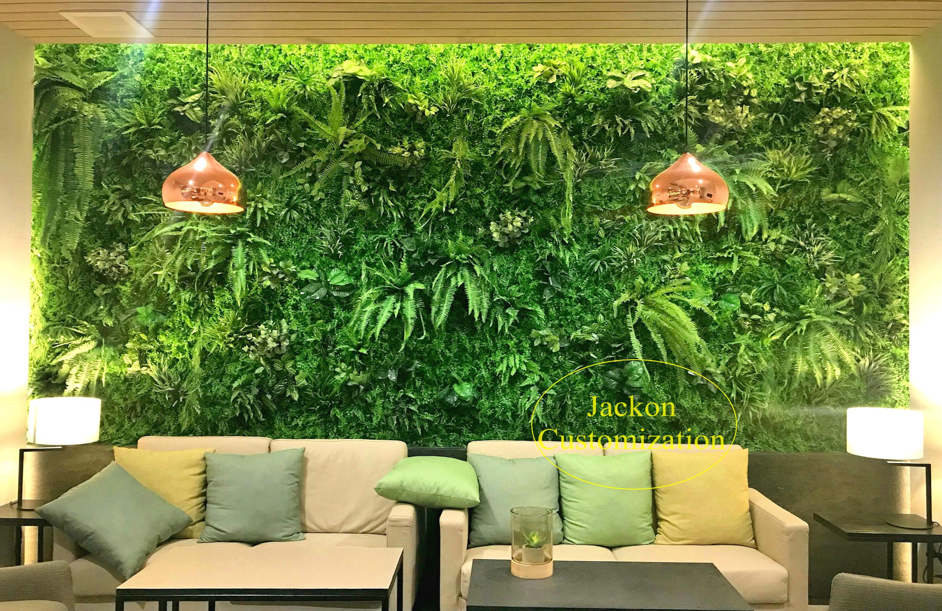 Artificial Greenery Ceiling Panels | Customizable Hanging Foliage ...
