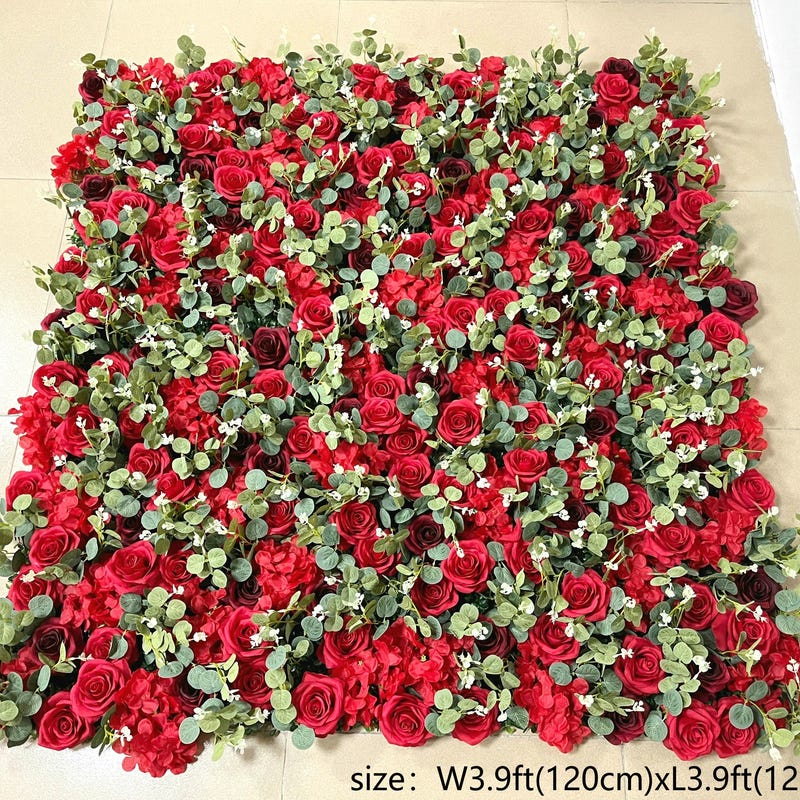 Fake Flower Wall - Etsy