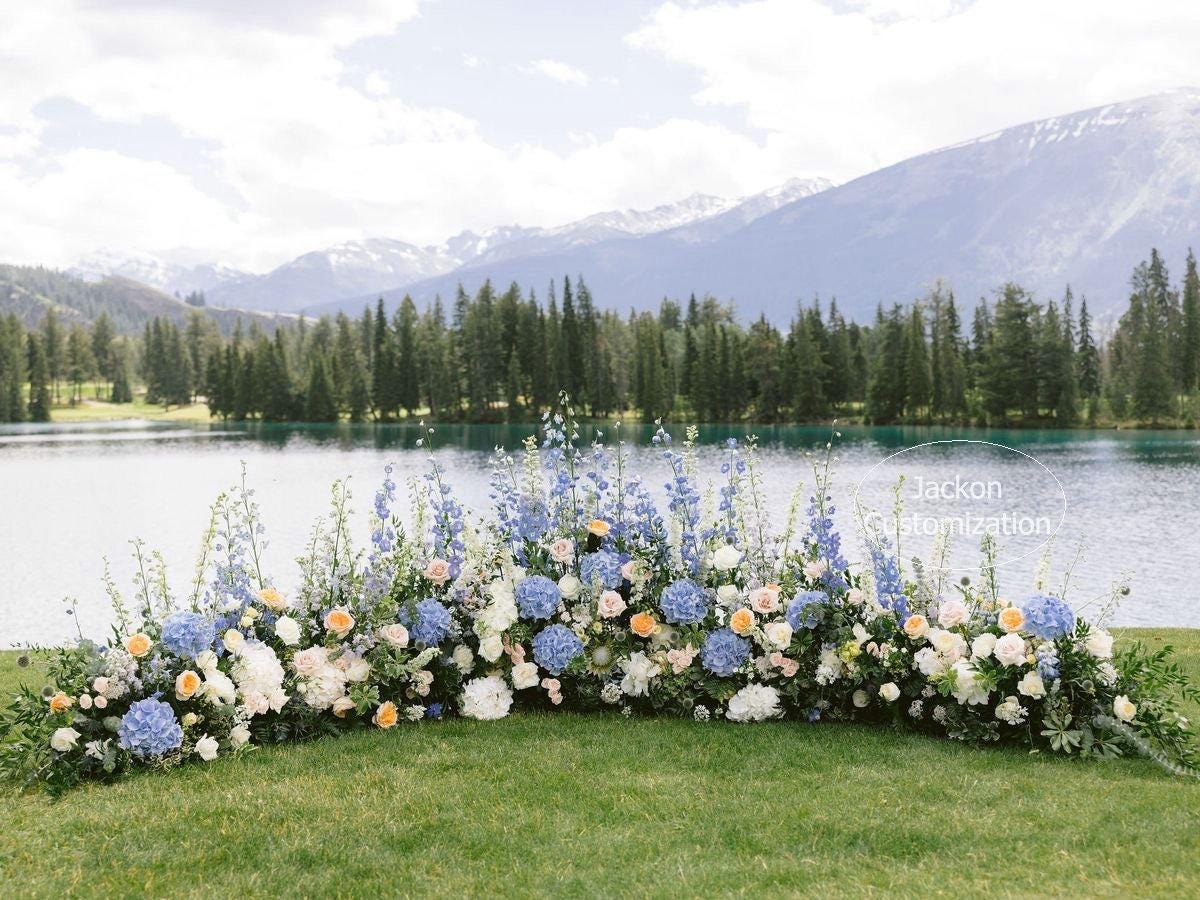 Cream White Floral Archway, Wedding Aisle Flower Decor - Etsy