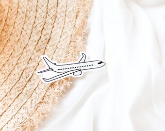 Mini Airplane Sticker - Etsy