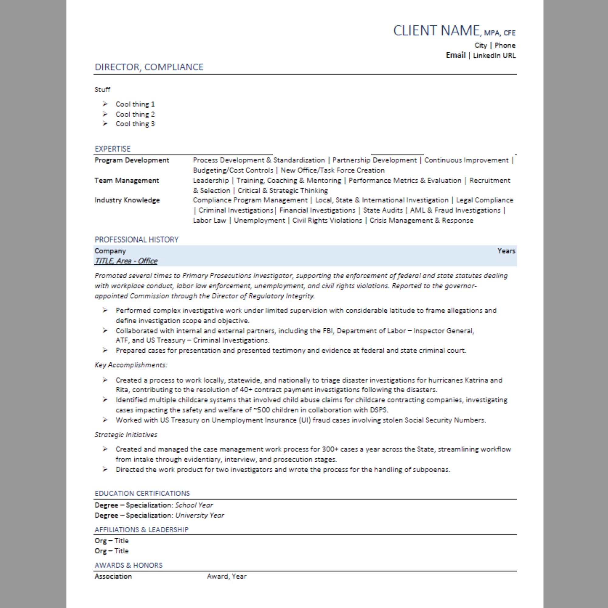 The Techy Toolkit Resume Services, CV Writing, Resume & Cover Letter ...