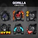 6x Gorilla Emotes - Gorilla Emotes - Twitch Emotes - Etsy