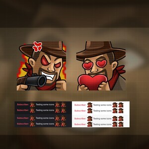 Cowboy Twitch Emotes: Wild West Stream Emotes (digital Download) - Etsy