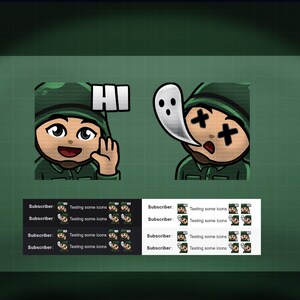 Soldier Twitch Emotes: Army Stream Emotes (digital Download) - Etsy