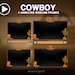Cowboy Stream Pack - Stream Package - Western Screens - Wild West ...