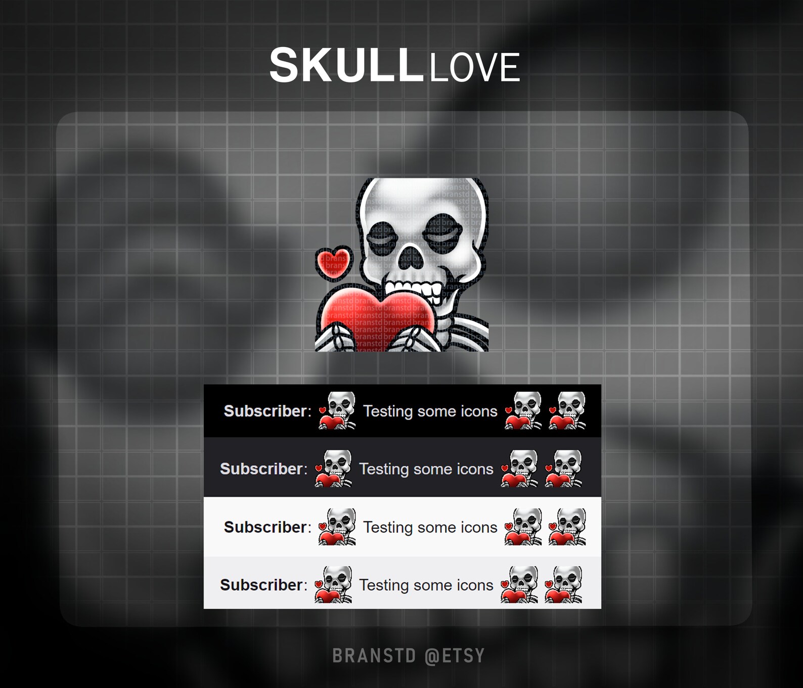 6 X Skull Twitch Emotes Skeleton Twitch Emotes - Etsy