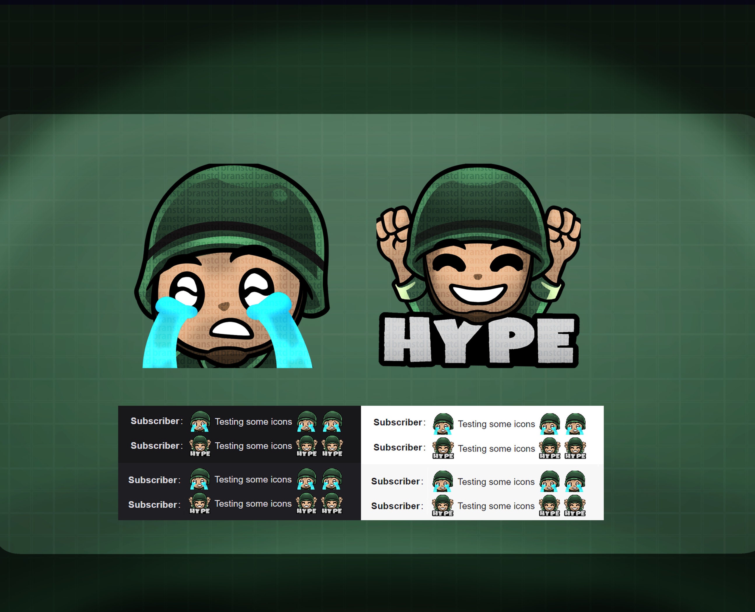 Soldier Twitch Emotes: Army Stream Emotes (digital Download) - Etsy