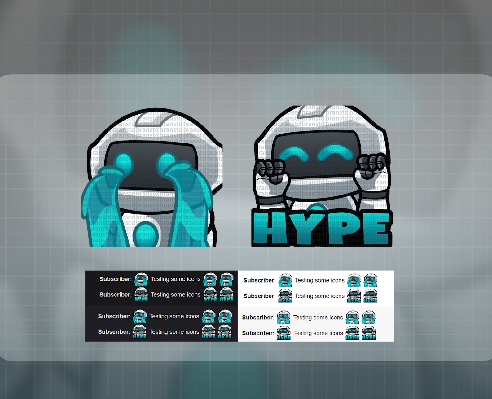 Robot Twitch Emotes: Cyborg Stream Emotes (digital Download) - Etsy