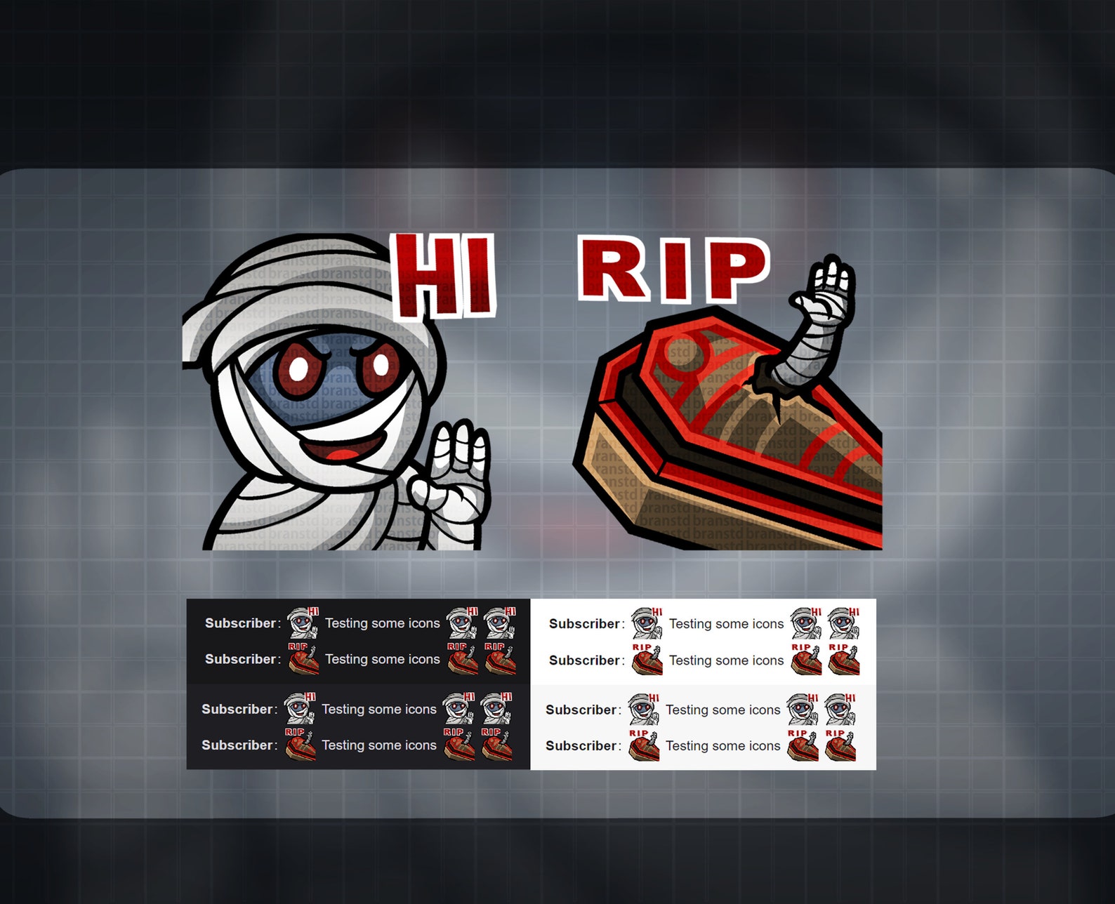 8 X Mummy Twitch Emotes Mummy Twitch Emotes - Etsy