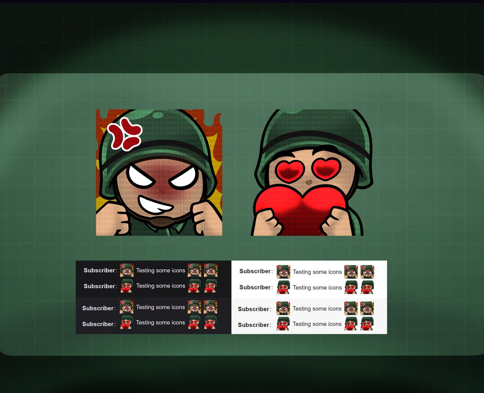 Soldier Twitch Emotes: Army Stream Emotes (digital Download) - Etsy
