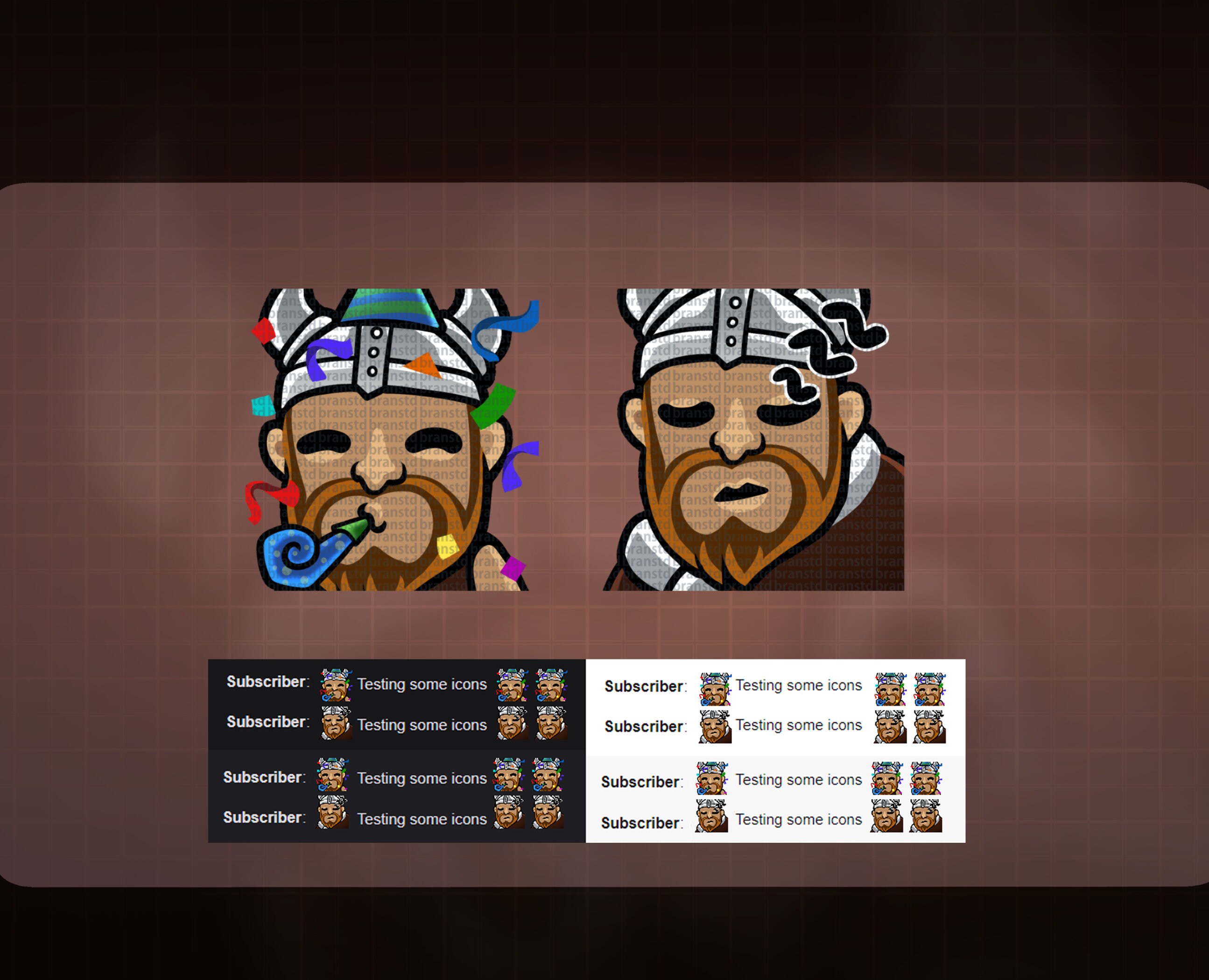 Viking Twitch Emotes: Warrior Character Set (digital Download) - Etsy