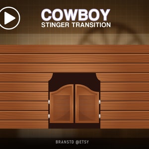 Cowboy Stream Pack - Stream Package - Western Screens - Wild West ...