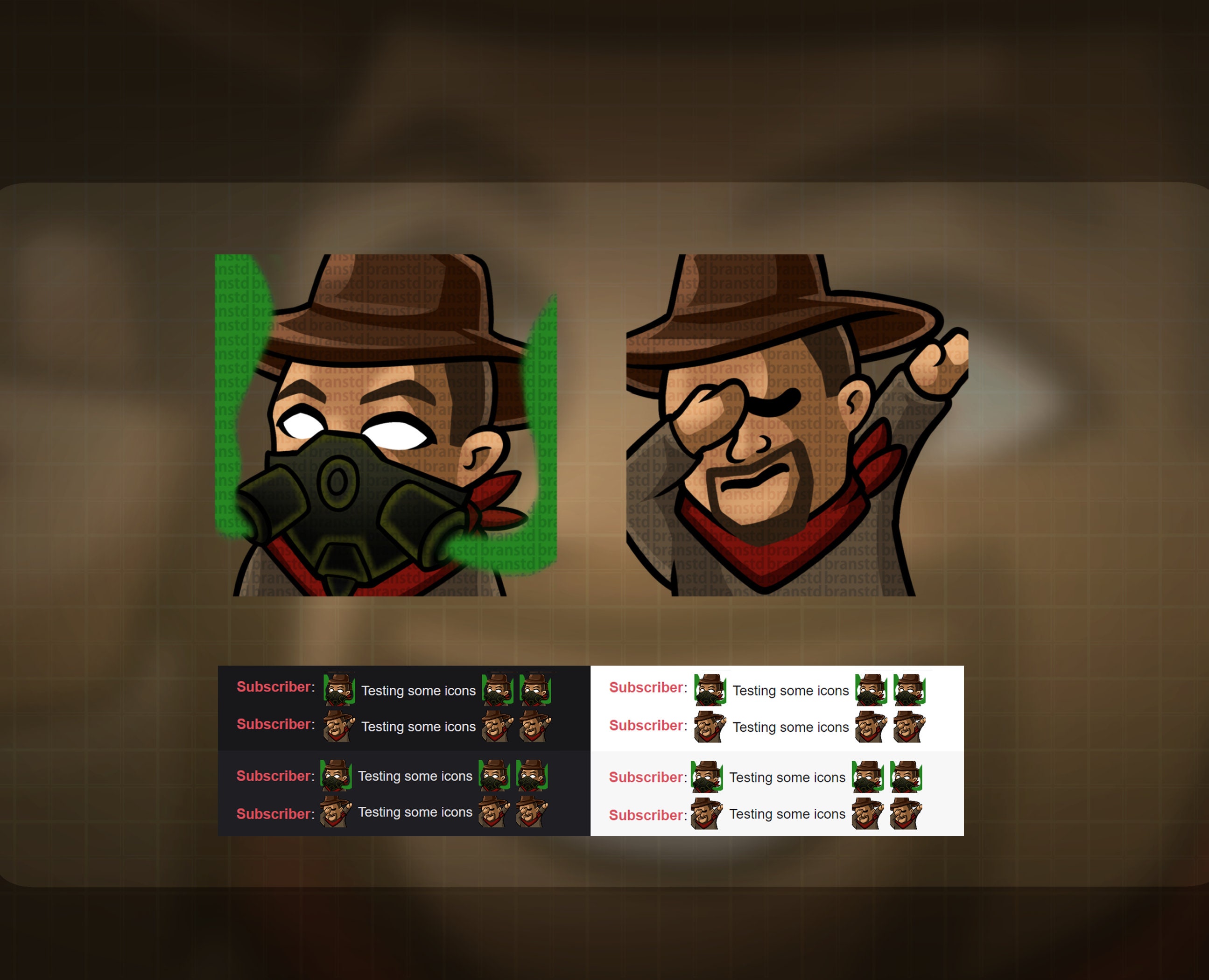 Cowboy Twitch Emotes: Wild West Streamer Emotes (digital Download) - Etsy