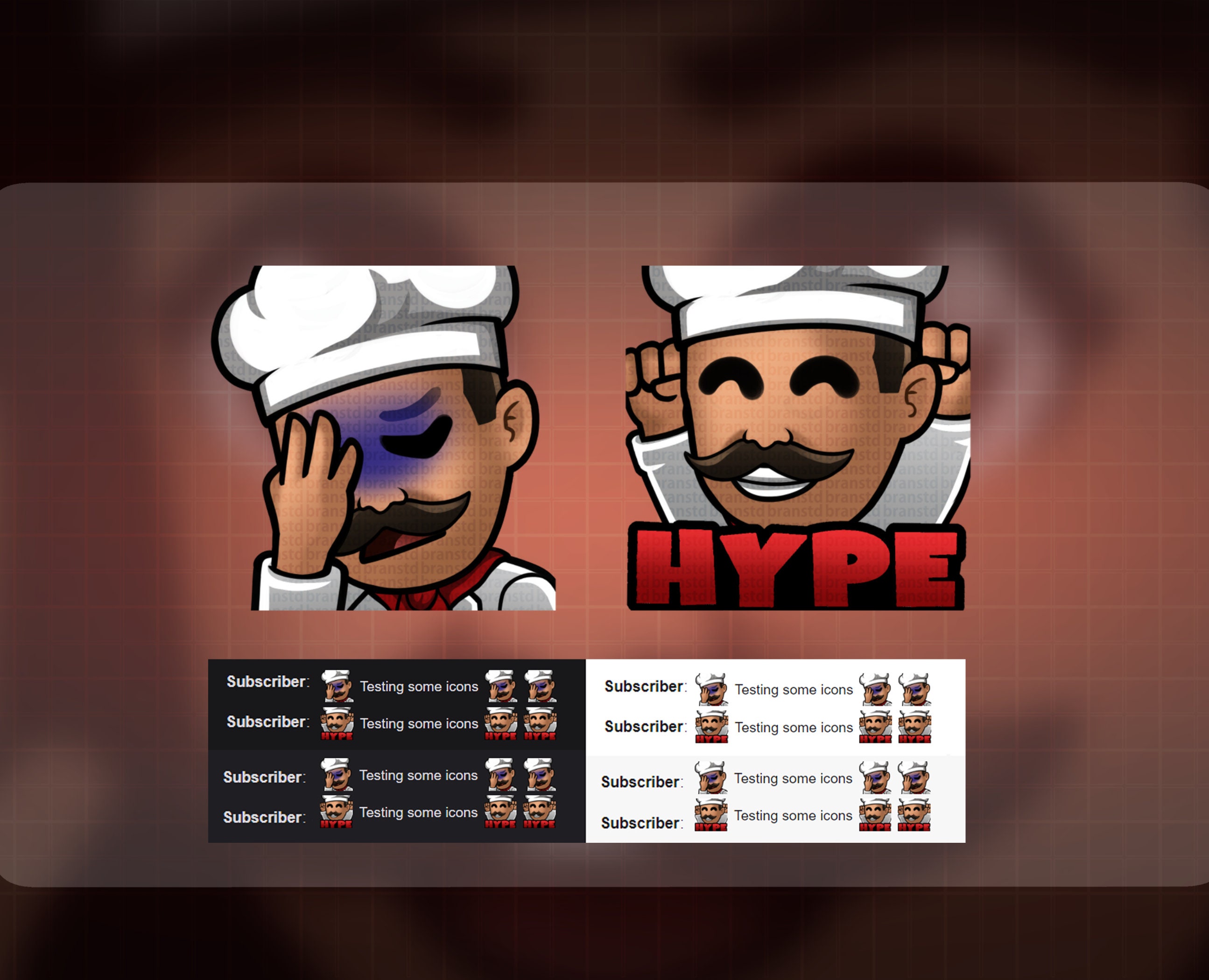 8 X Chef Twitch Emotes Cook Twitch Emotes - Etsy