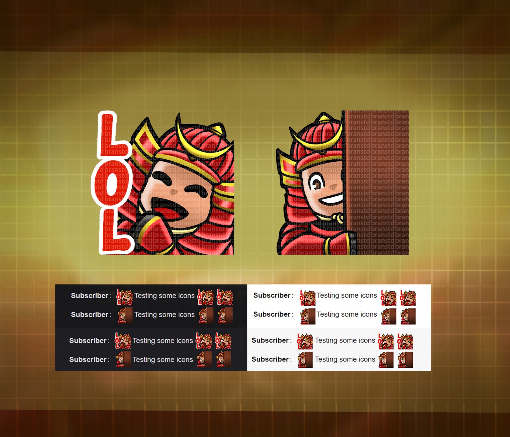 8x Samurai Twitch Emotes Samurai Twitch Emotes Warrior - Etsy