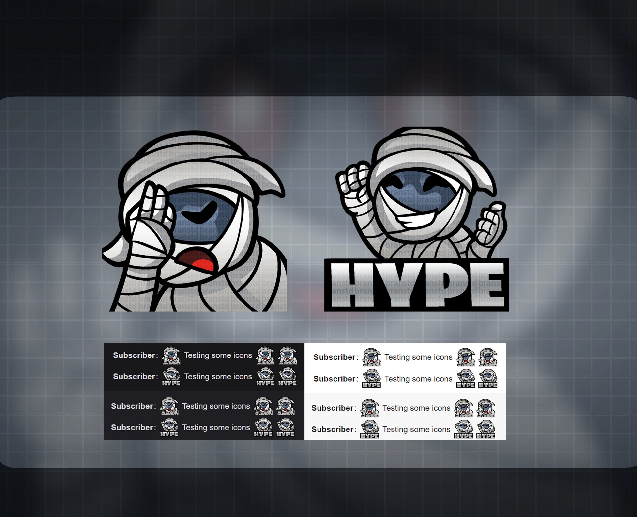 8 X Mummy Twitch Emotes Mummy Twitch Emotes - Etsy