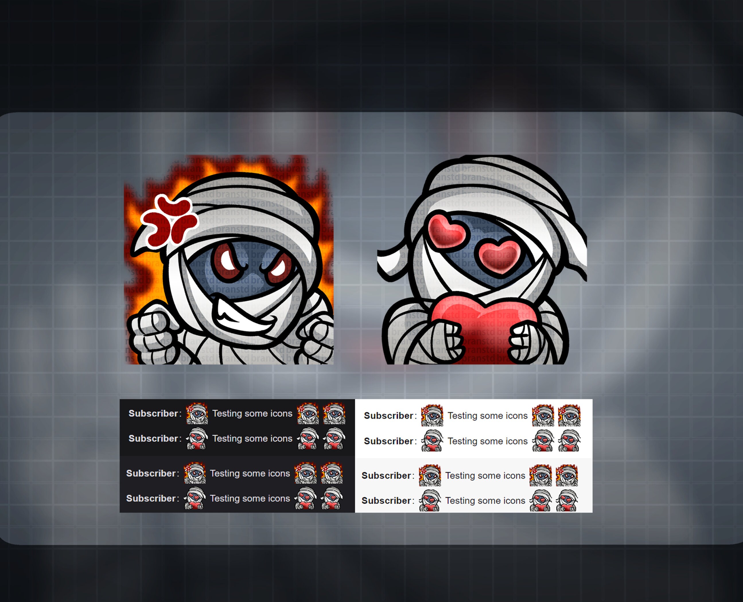 8 X Mummy Twitch Emotes Mummy Twitch Emotes - Etsy