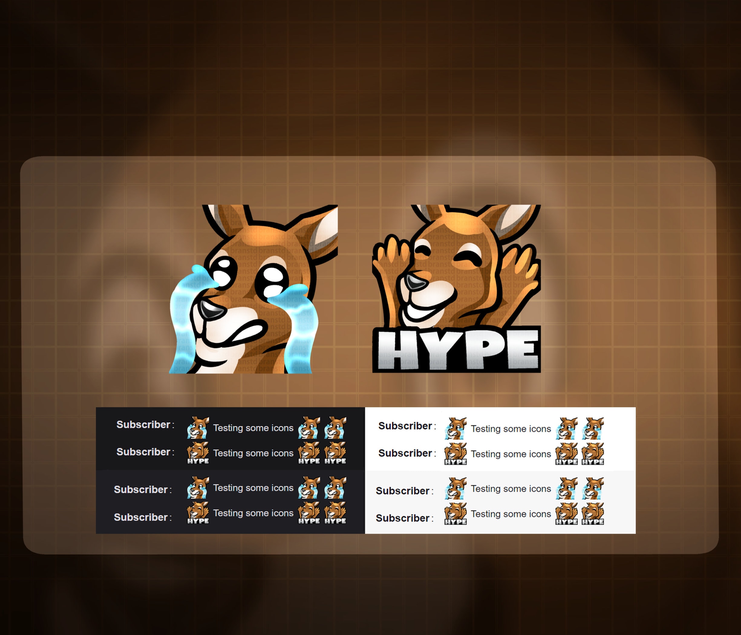 8 X Kangaroo Twitch Emotes Kangaroo Twitch Emotes Kangaroo - Etsy