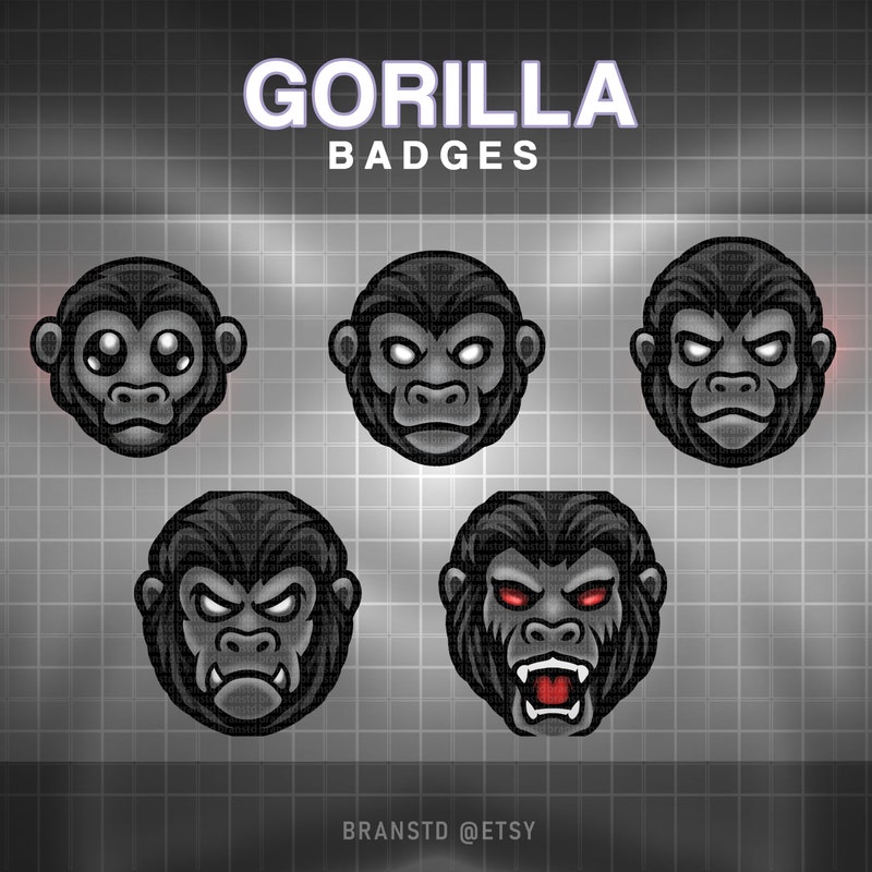 Gorilla Tag Badges - Etsy