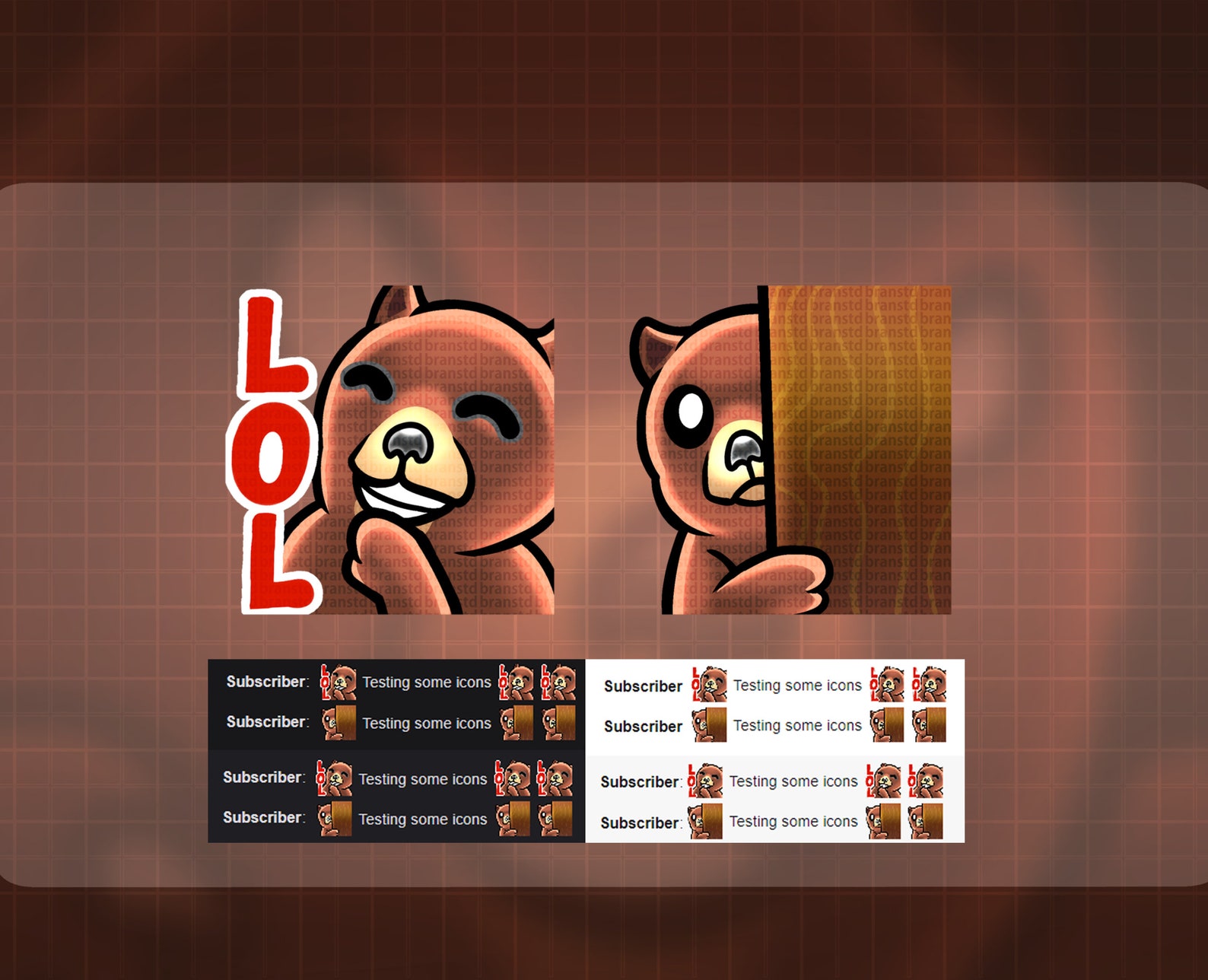 8x Grizzly Bear Emotes Bear Twitch Emotes Twitch Emotes - Etsy