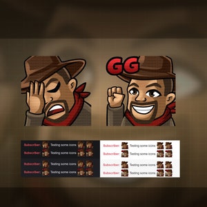 Cowboy Twitch Emotes: Wild West Stream Emotes (digital Download) - Etsy