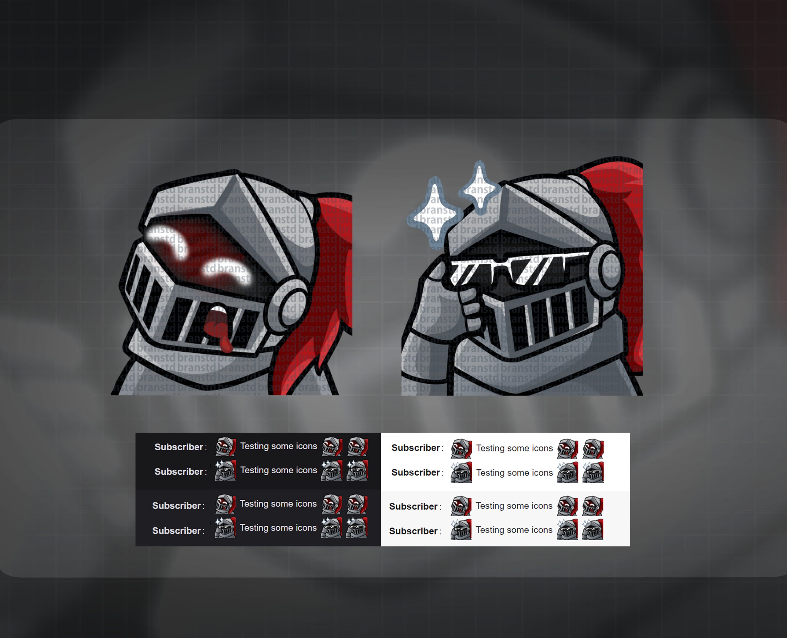 8x Knight Twitch Emotes Crusader Twitch Emotes Warrior - Etsy