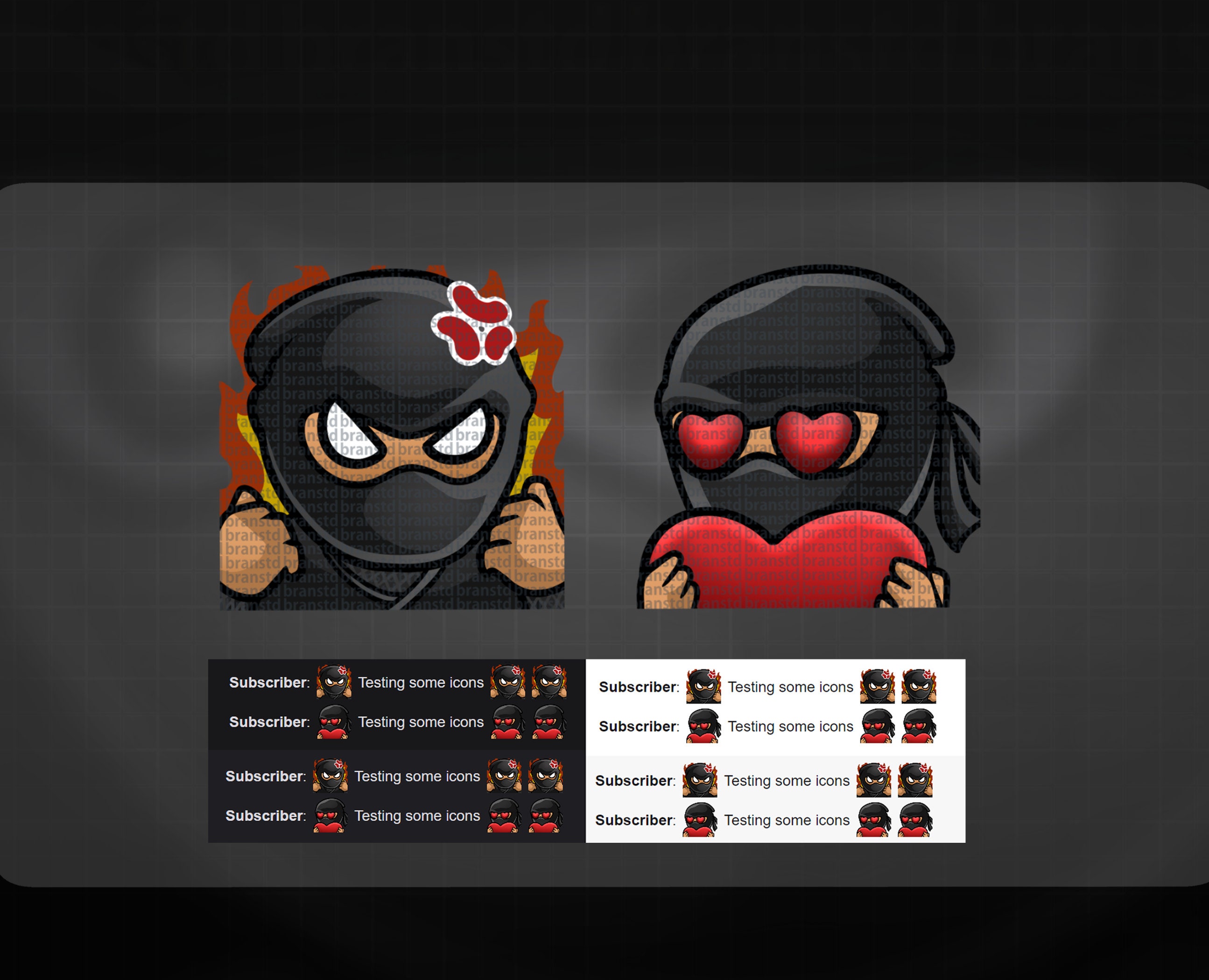 Ninja Twitch Emotes: Shinobi Stream Emotes (digital Download) - Etsy