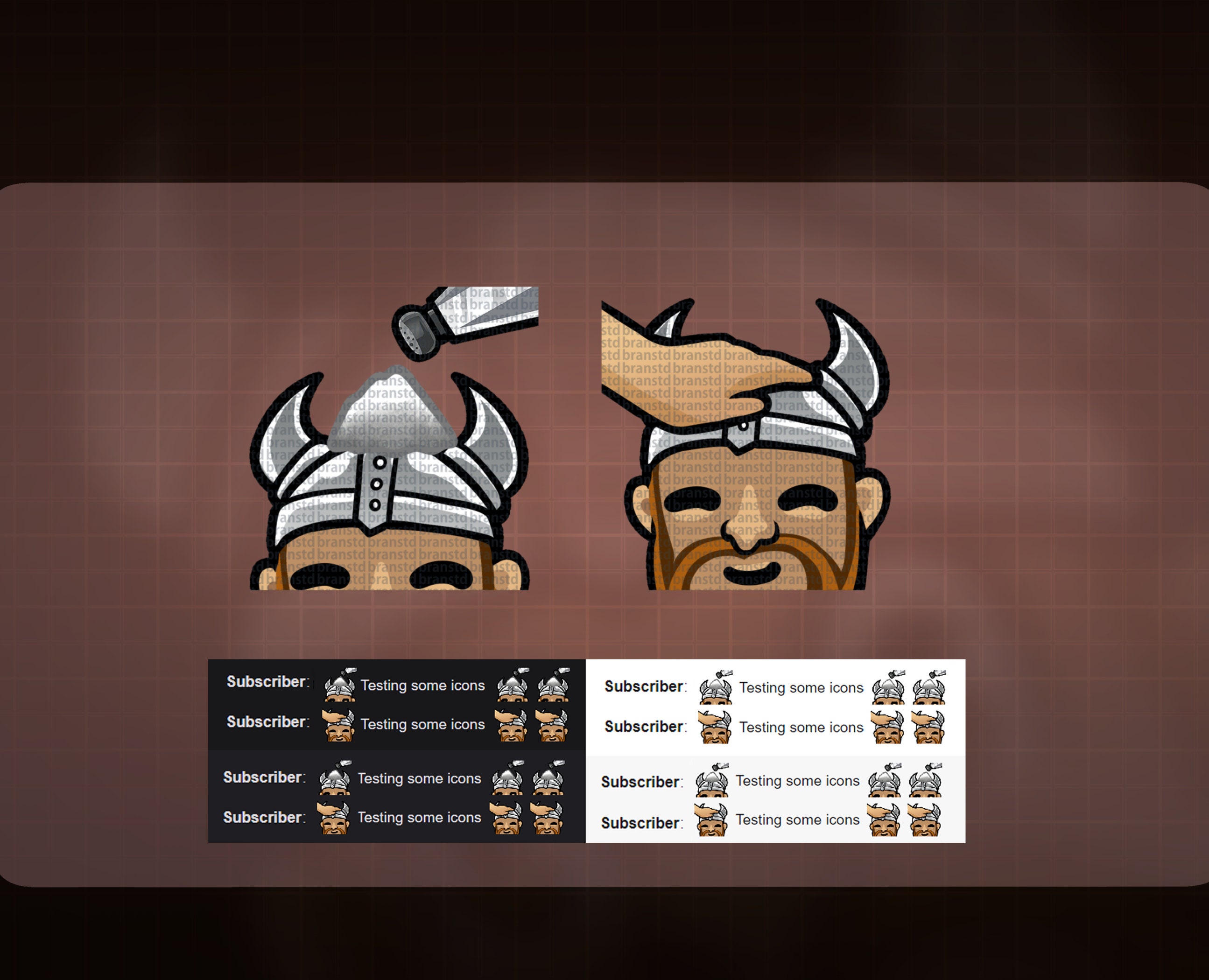 Viking Twitch Emotes: Warrior Character Set (digital Download) - Etsy