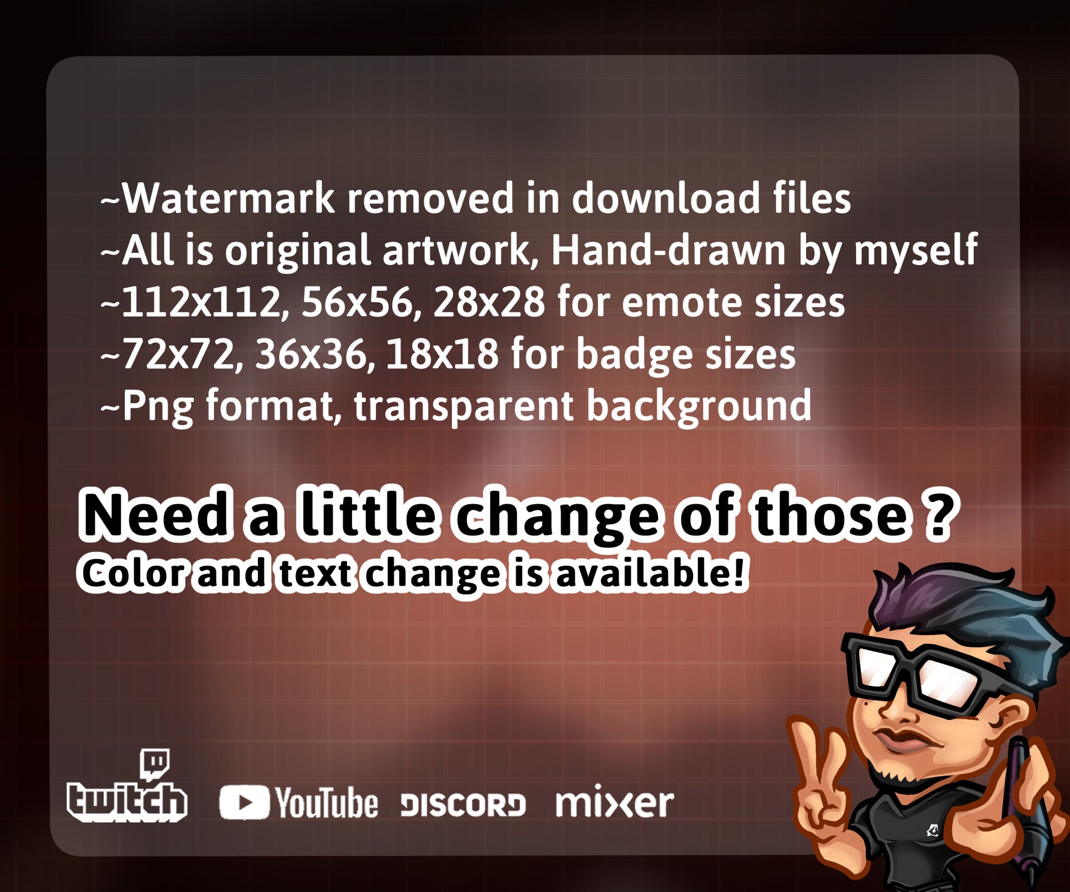 Chef Twitch Emotes: Cook Stream Emotes (digital Download) - Etsy