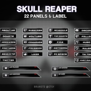 Skull Reaper Stream Pack - Stream Package - Skull Reaper Screens ...