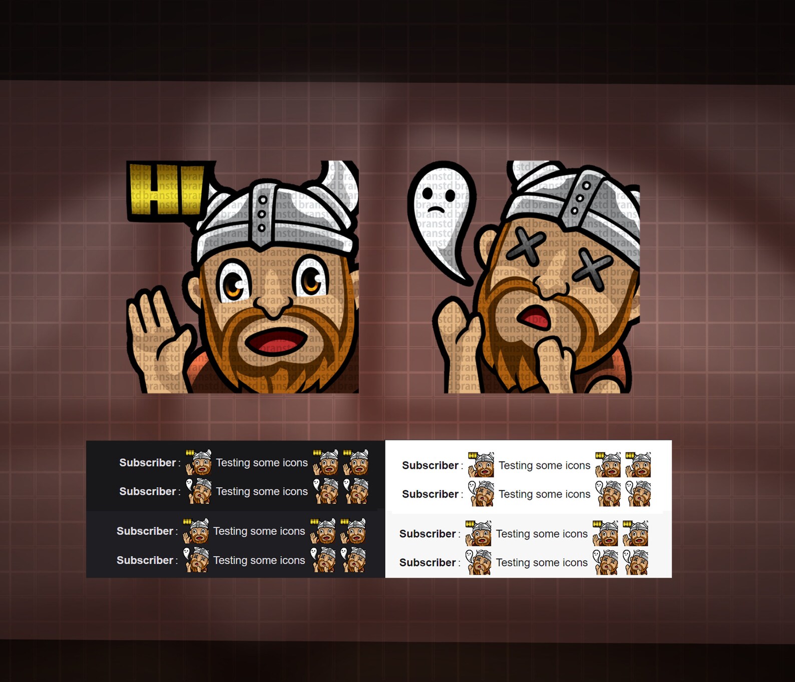8x Viking Twitch Emotes Viking Twitch Emotes Warrior - Etsy Australia
