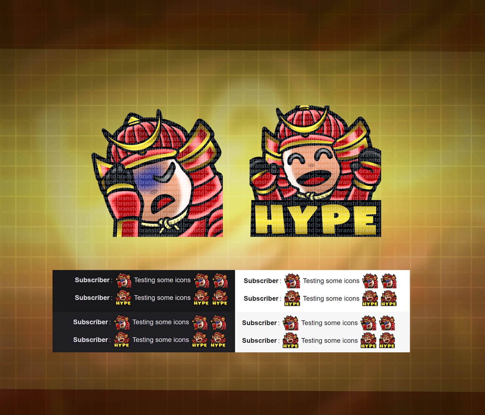 8x Samurai Twitch Emotes Samurai Twitch Emotes Warrior Twitch Emotes - Etsy