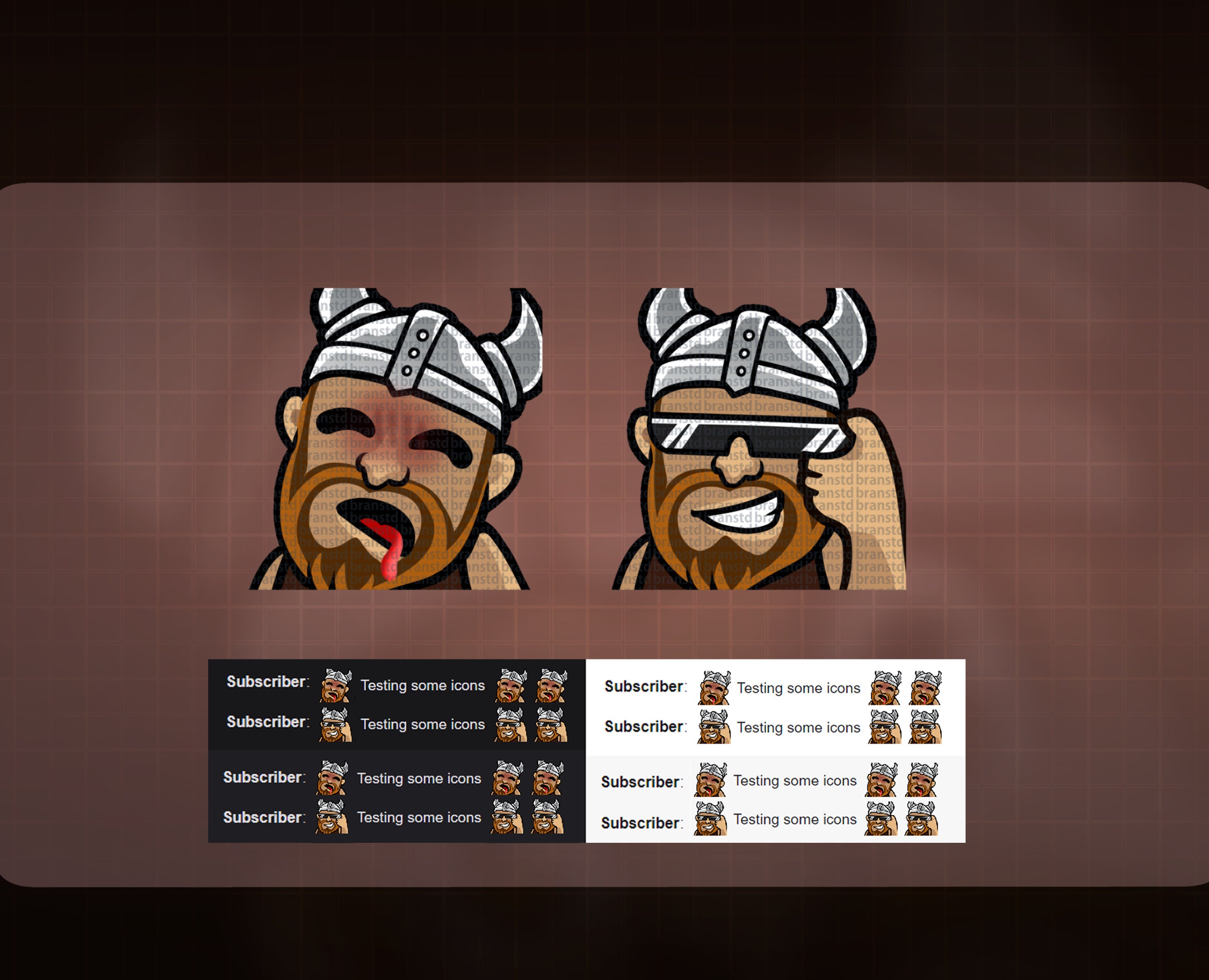 Viking Twitch Emotes: Warrior Character Set (digital Download) - Etsy