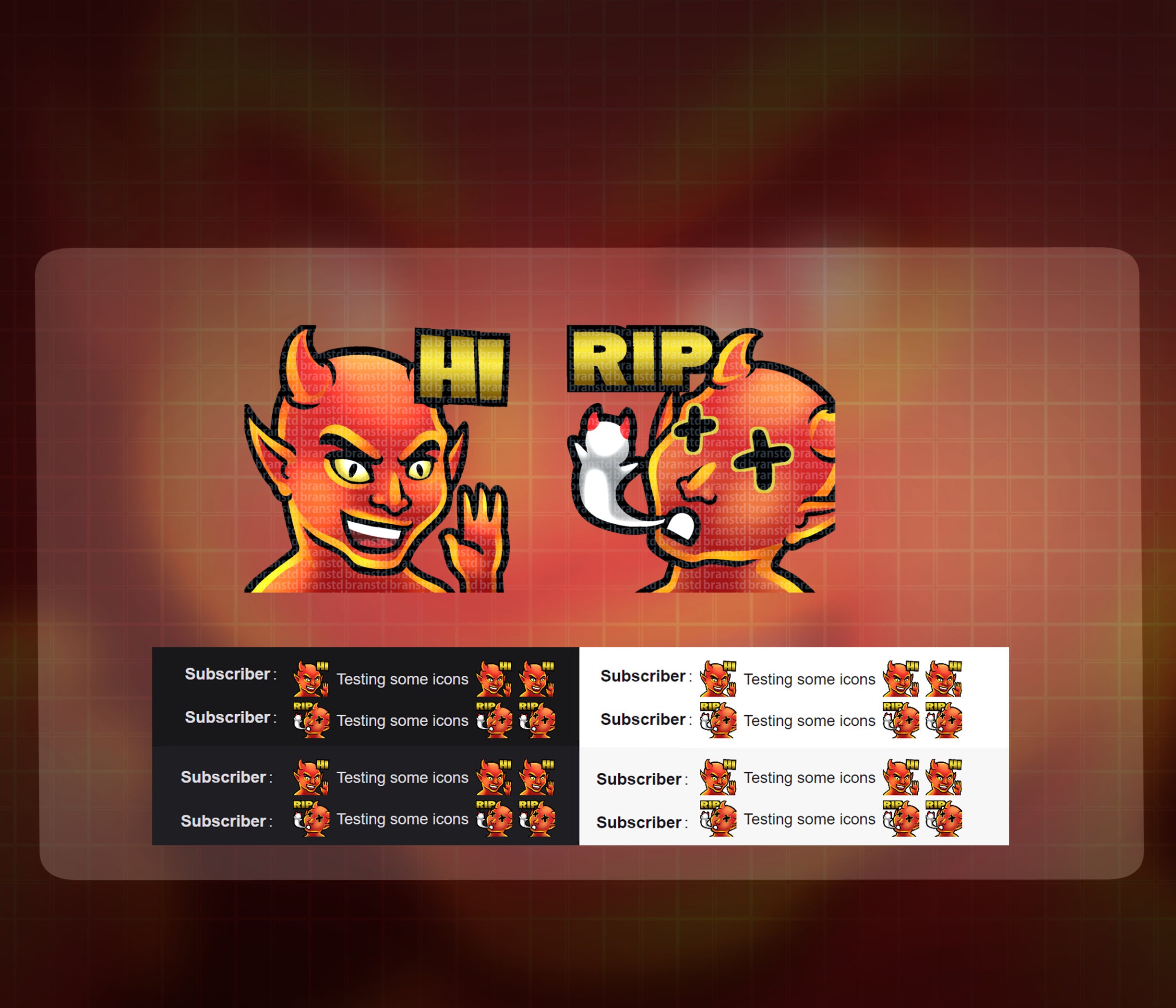 8x Devil Twitch Emotes - Devil Twitch Emotes - Devil Twitch Emotes - Etsy