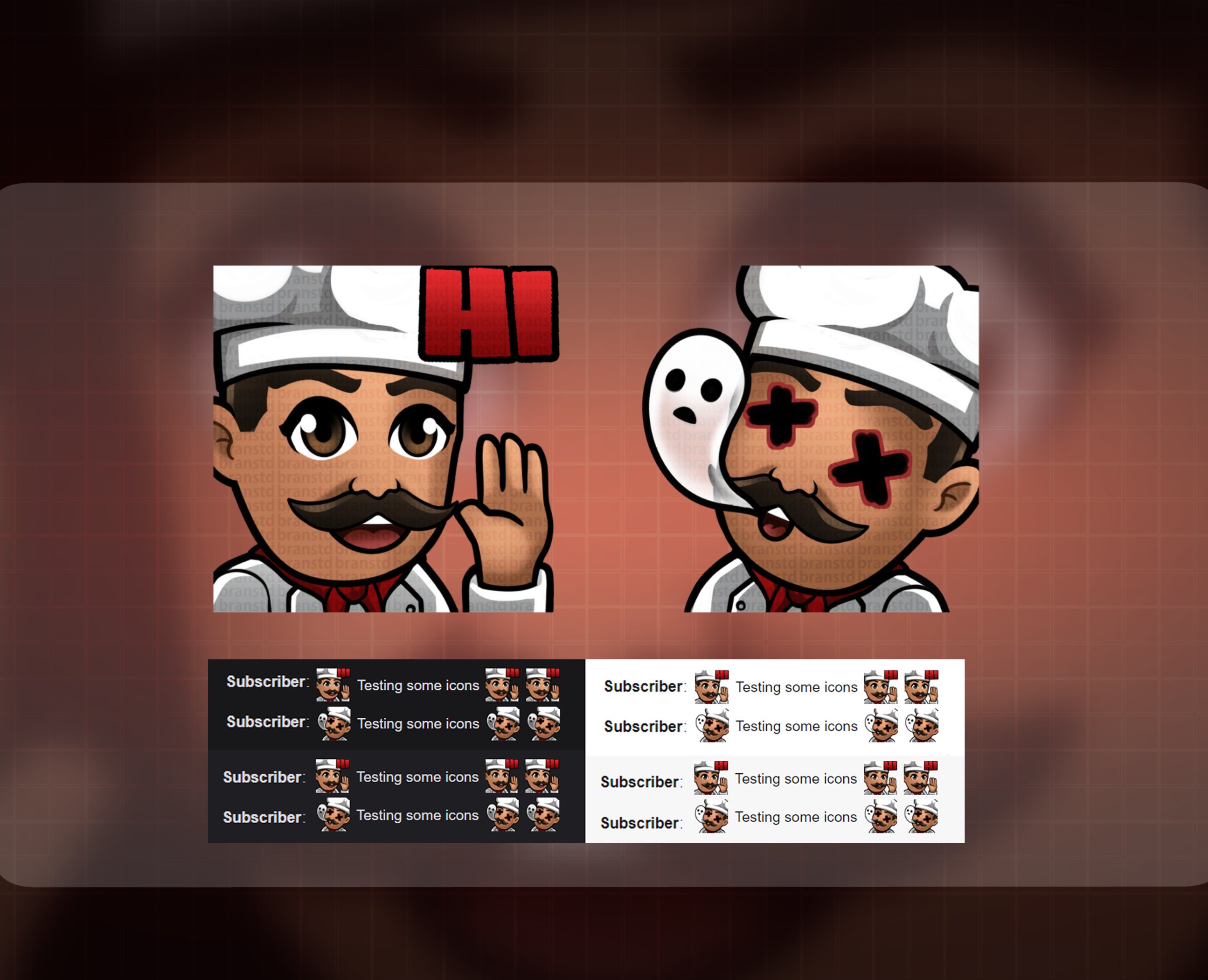 8 X Chef Twitch Emotes Cook Twitch Emotes - Etsy