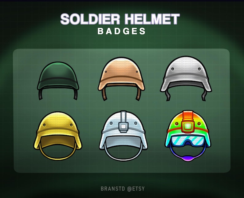 Soldier Twitch Badges: Military Stream Badges - Etsy